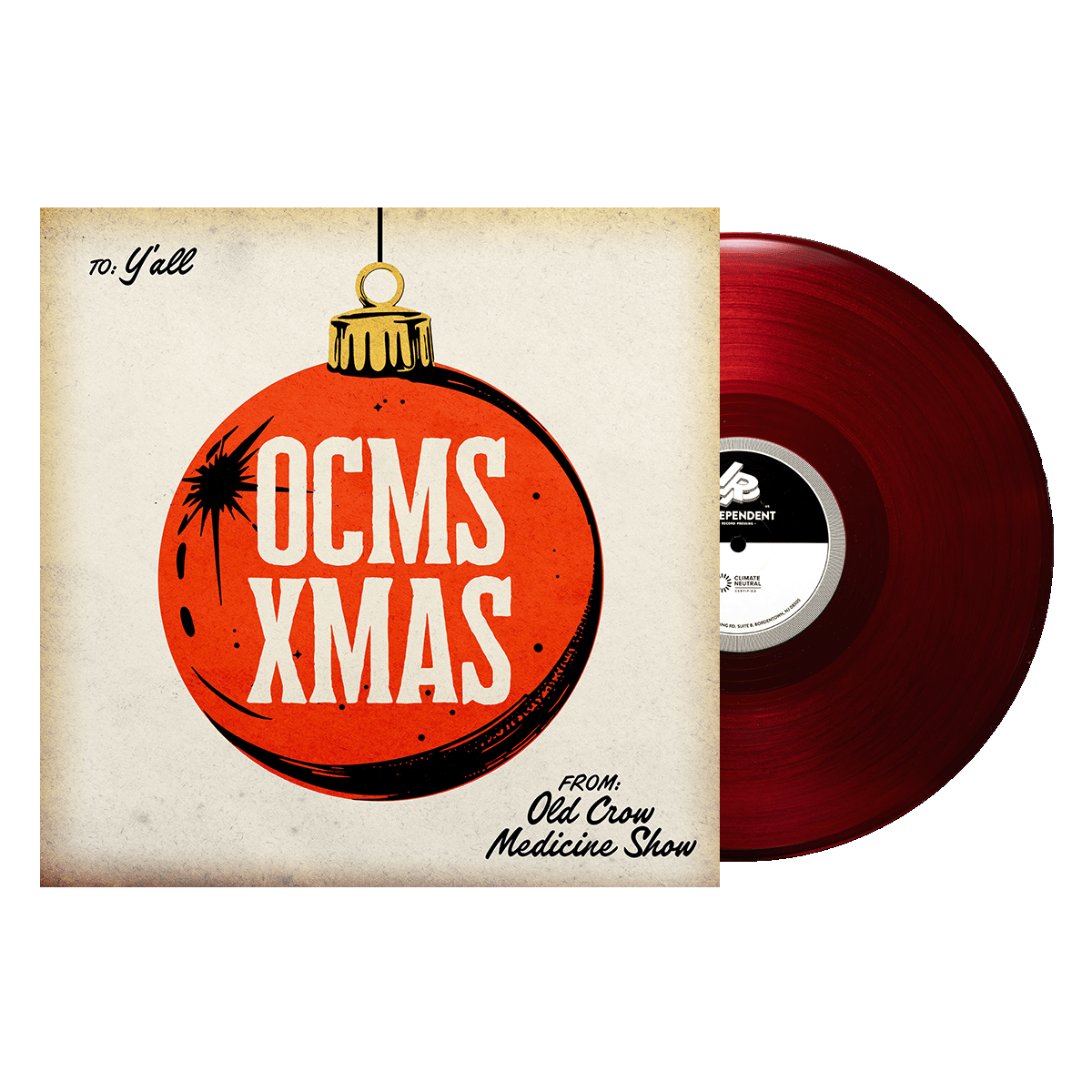 OCMS Xmas Clear Red Vinyl – Old Crow Medicine Show